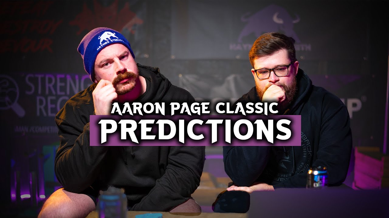 Aaron Page Classic | OUR PREDICTIONS - Ft Toby Lifely - YouTube