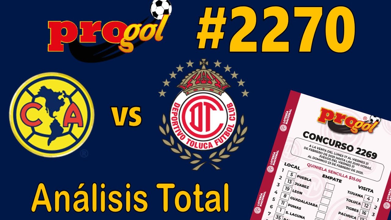 😎🆗⚽👉 Progol #2270 Análisis con 7 Dobles -¡Vamos con todo!- 😎🆗⚽👉 - YouTube
