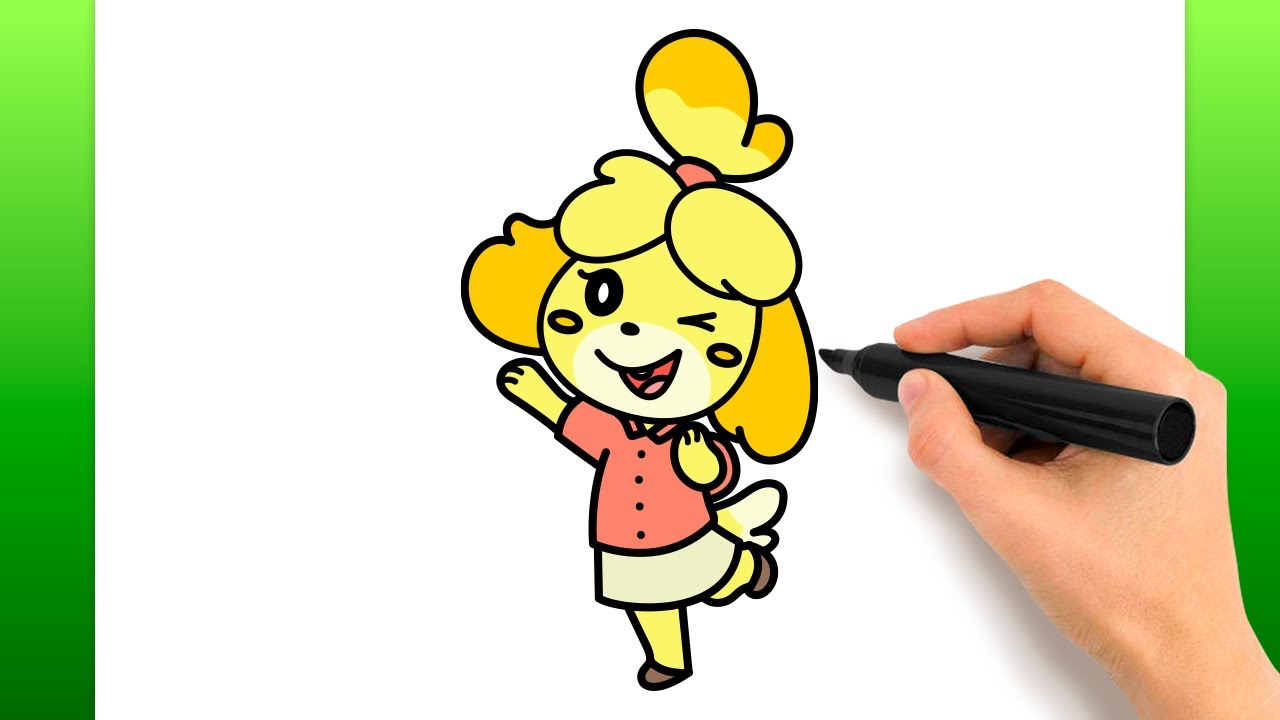 Wie Man Isabelle Aus Animal Crossing Zeichnet (Einfaches Zeichen ...