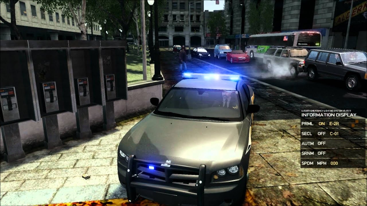 GTAIV Charger with Code 3 Javelin - YouTube