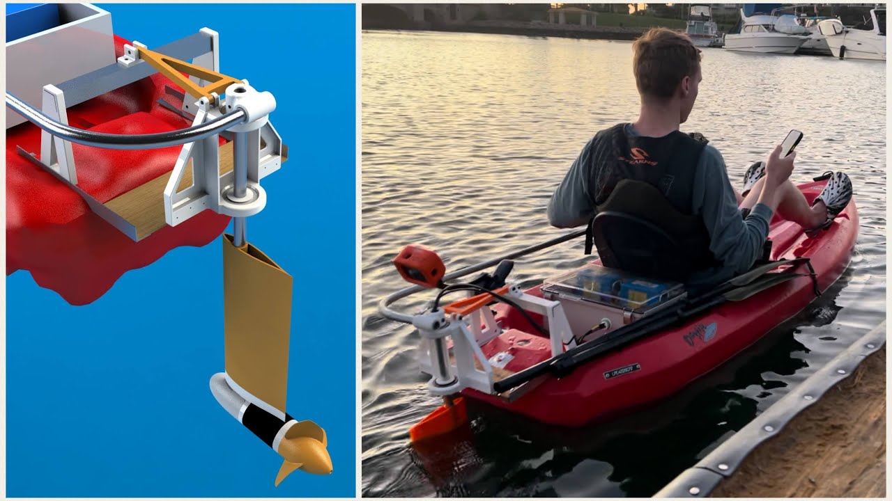 Designing my own Electric Kayak Motor - YouTube