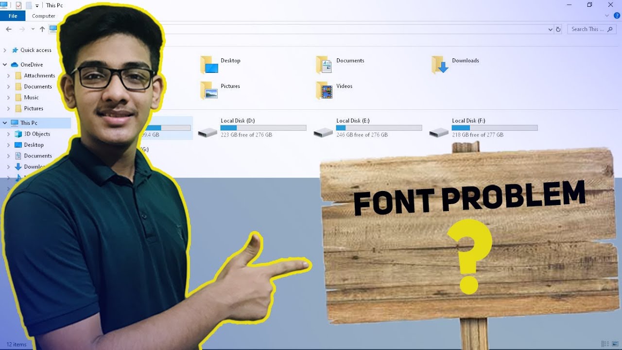 How to Solve Font Problem in Windows 10? ফন্টের সমস্যা কীভাবে সমাধান ...