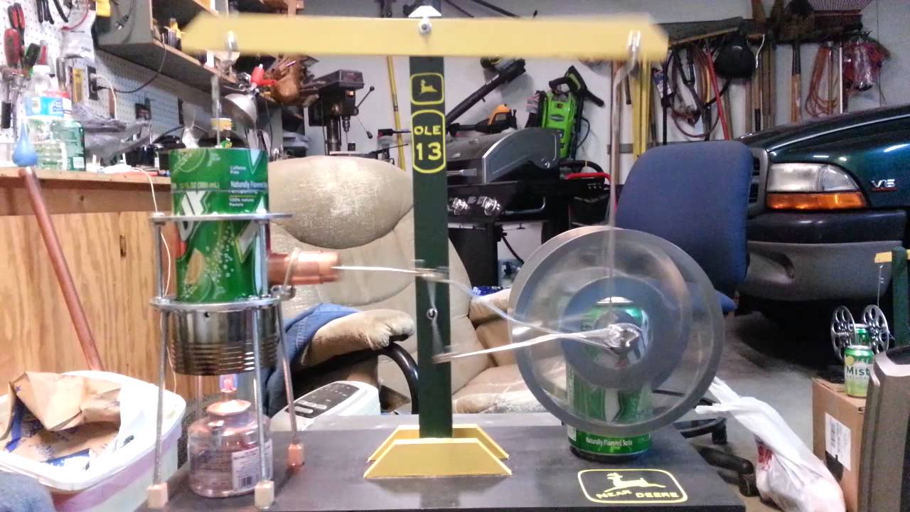 Walking Beam Stirling Engine - YouTube
