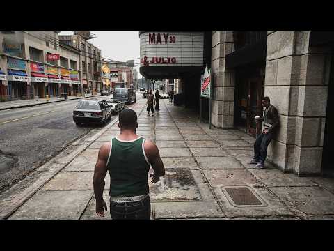 GTA V Enhanced — A Peaceful Walk in Los Santos | NVE + DLSS  5
