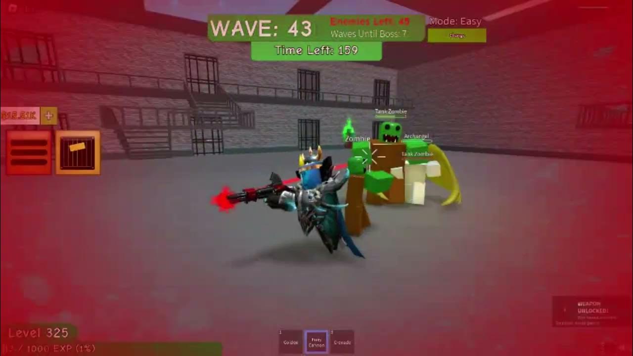 killing all zombies in roblox zombie attack - YouTube