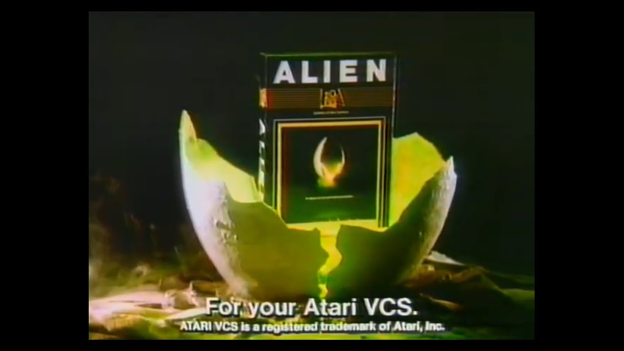 Alien: Atari 2600 video game (20th Century Fox Games commercial, 1982 ...