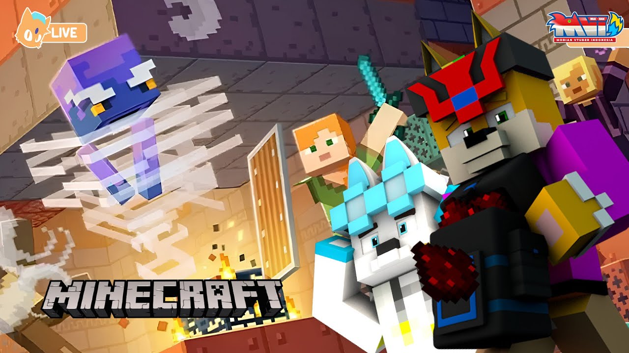 [ BILLING DONATHON ] Buat wool farm sekalian Raid farm?!! - MINECRAFT ...