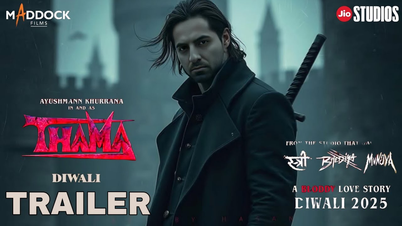 Thama - Official Trailer | Ayushmann Khurrana | Rashmika | Nawazuddin ...