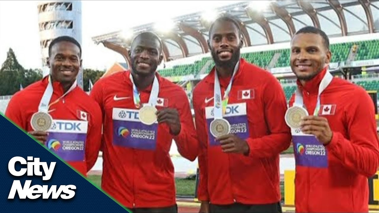 Kelowna's Jerome Blake helps Canada to gold in 4x100 at World Athletics ...