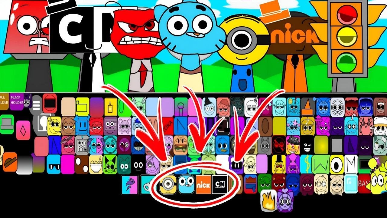 Incredibox Sprunki 200 New Secret OC Gumball, Anger, Minion ...