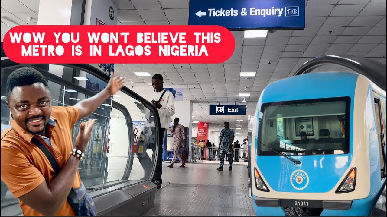 WOW See the Beautiful Lagos Metro Blue Line Train System, The Best in ...