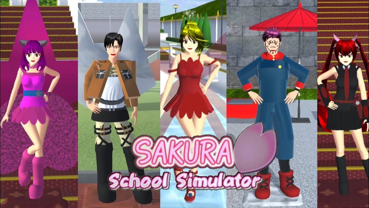 New Costumes | Anime Style | SAKURA SCHOOL SIMULATOR - YouTube
