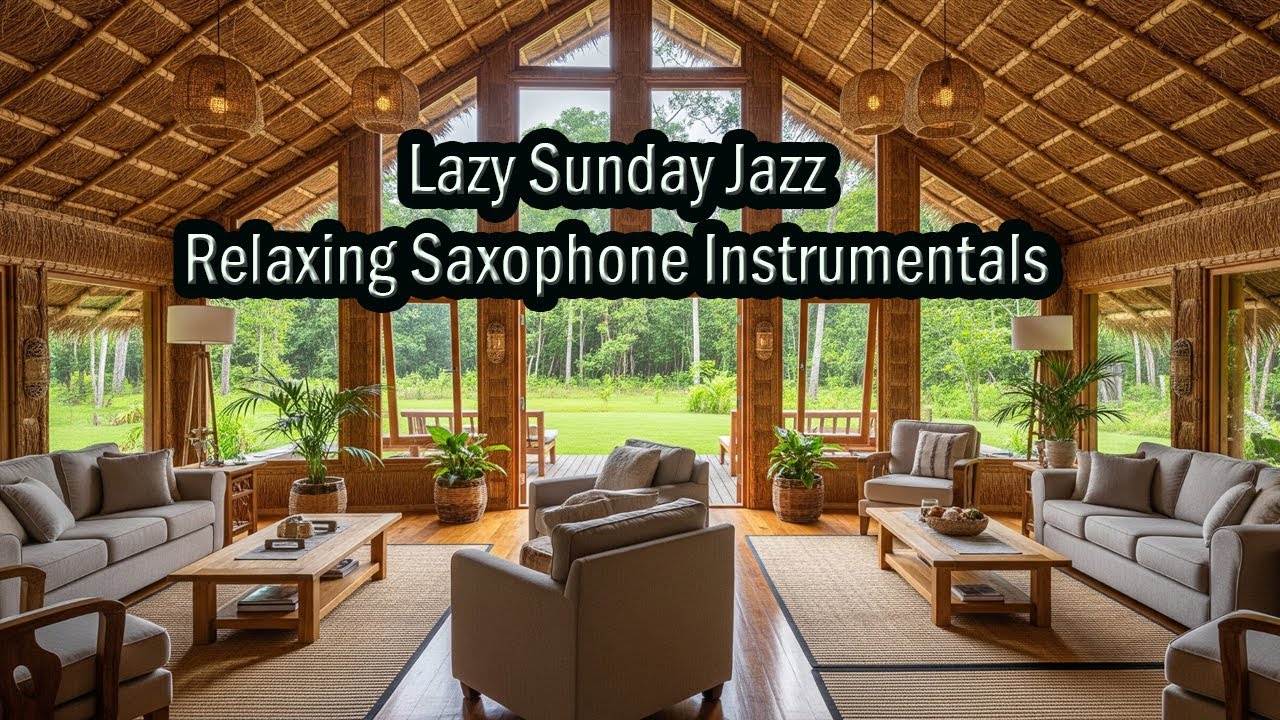 Jazz relaxing music. Lazy Sunday Jazz. Relaxing Saxophone Instrumentals ...