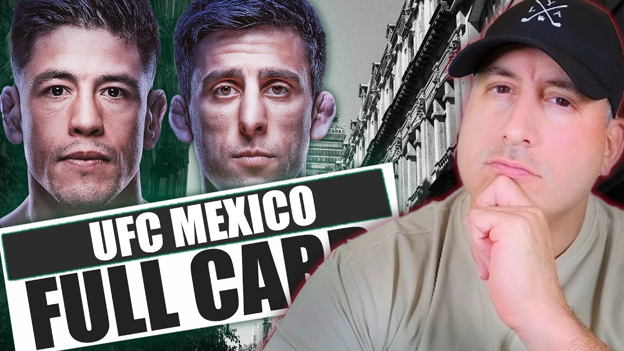 UFC Mexico: Moreno vs Erceg FULL CARD Predictions and Bets - YouTube