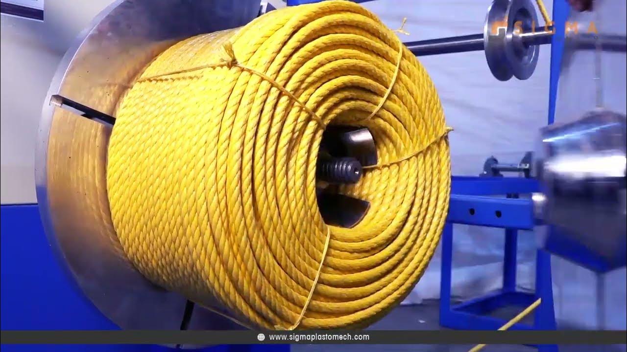 ROPE COILING MACHINE 8MM TO 16MM - YouTube