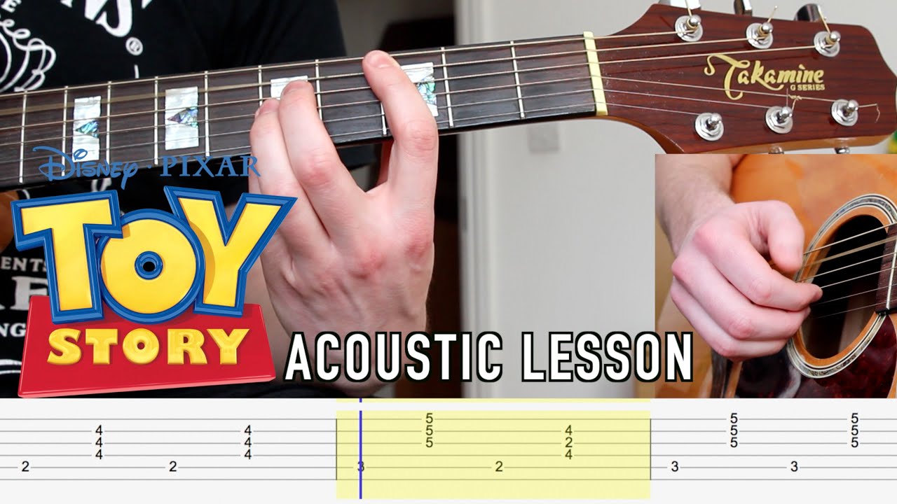 Toy Story Theme Cover | Acoustic Lesson | WITH TABS - YouTube