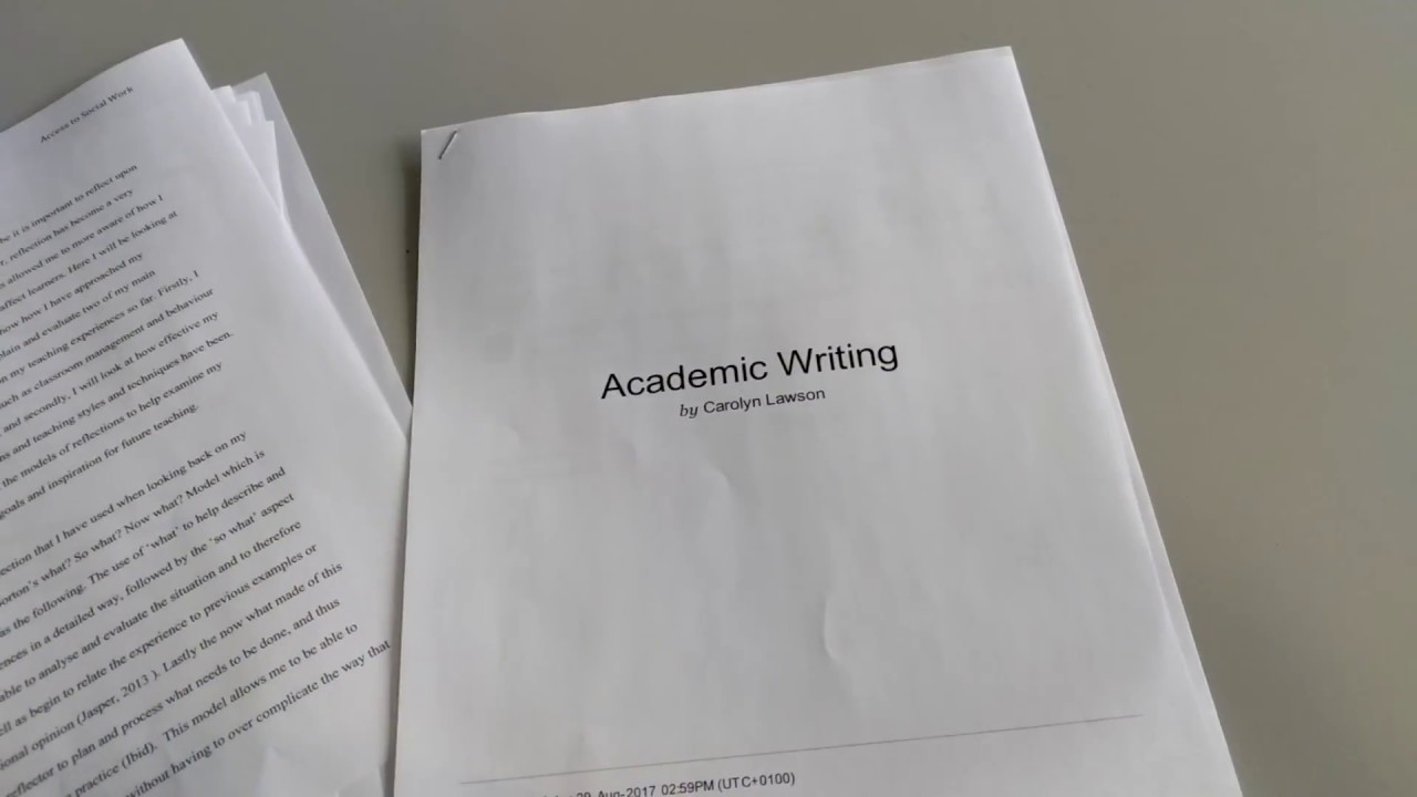 How to hand in your assignments - YouTube