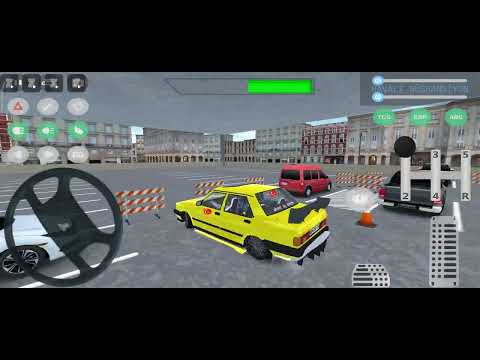 sarı tofaş ile arabayı park ettim