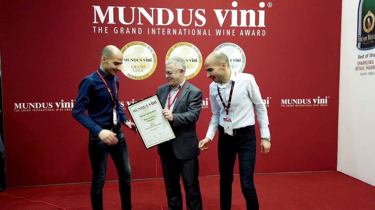 MUNDUS VINI Spring Tasting 2019 Best of Show Award Ceremony - YouTube