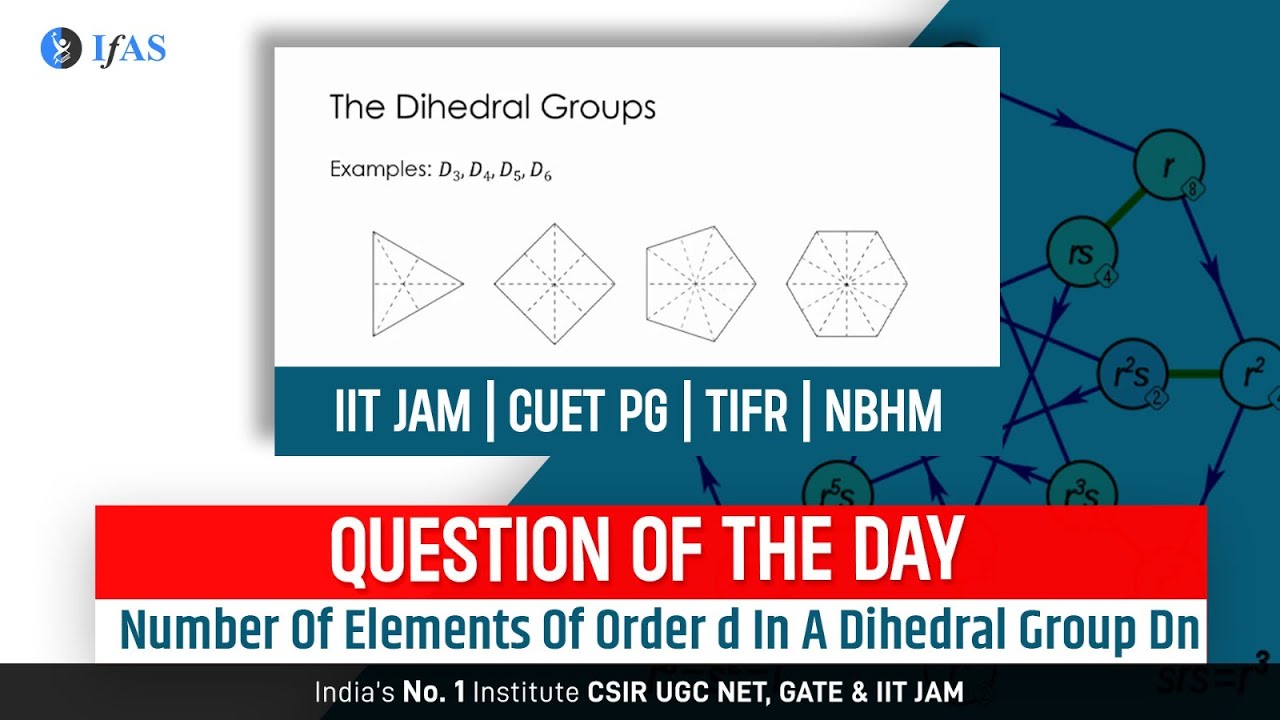 Elements of order the in Dihedral Group. - YouTube