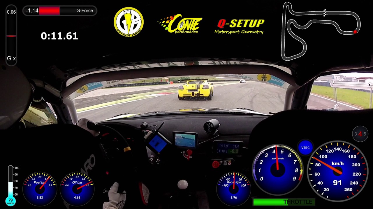Honda S2000 K20 Turbo - Franciacorta - Light rain qualification - Best ...