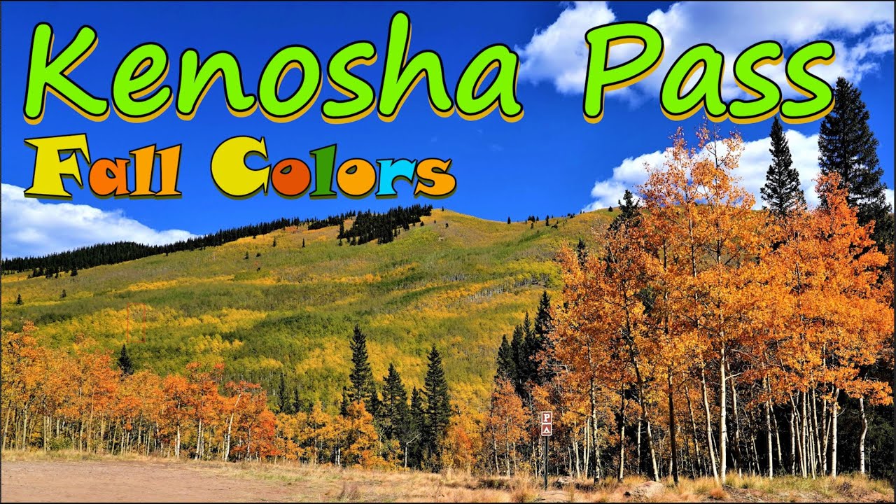 🍁 Kenosha Pass, Colorado in Fall Colors beyond Gorgeous - 4K detailed ...