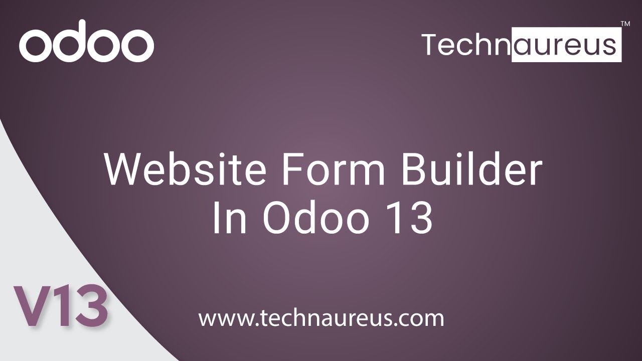 Website Form Builder In Odoo 13 | Odoo 13 Features - YouTube