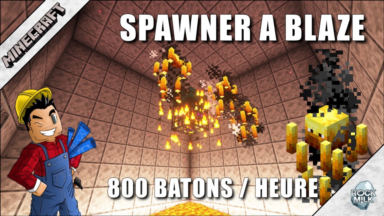 TUTO - Spawner à blaze [Minecraft 1.20] - YouTube