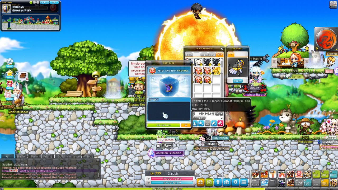 Cubing Arcane Umbra Knight Boots [GMS Luna] - YouTube