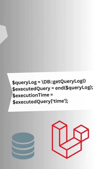 Laravel Check Query Execution Time Display Test Monitor Query Execution Time Laravel11