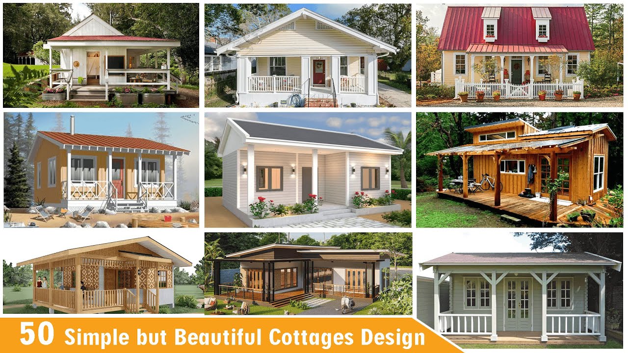Very Simple, small, but beautiful cottage design - YouTube