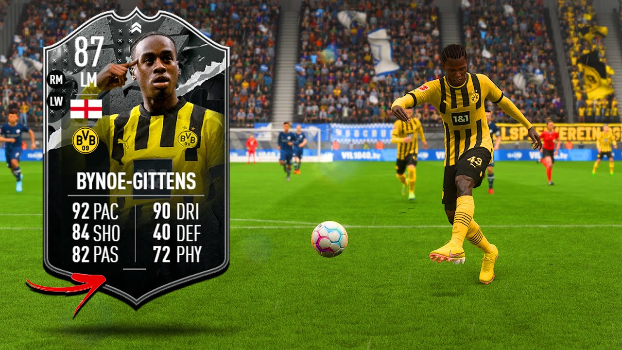 87 Showdown Jamie Bynoe-Gittens is a BALLER in FIFA 23! 🔥 - YouTube