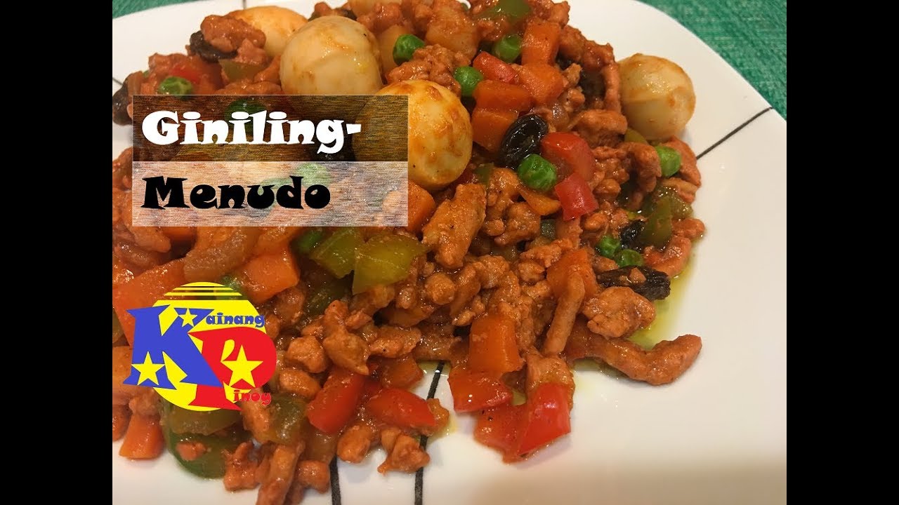 Giniling Menudo - Mapapagiling ka sa Sarap :) - YouTube