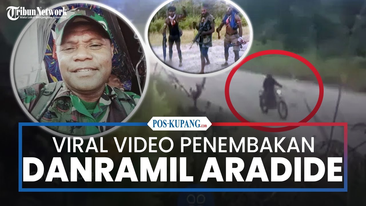 Viral Video Detik-detik Penembakan Danramil di Jalan Trans Papua - YouTube