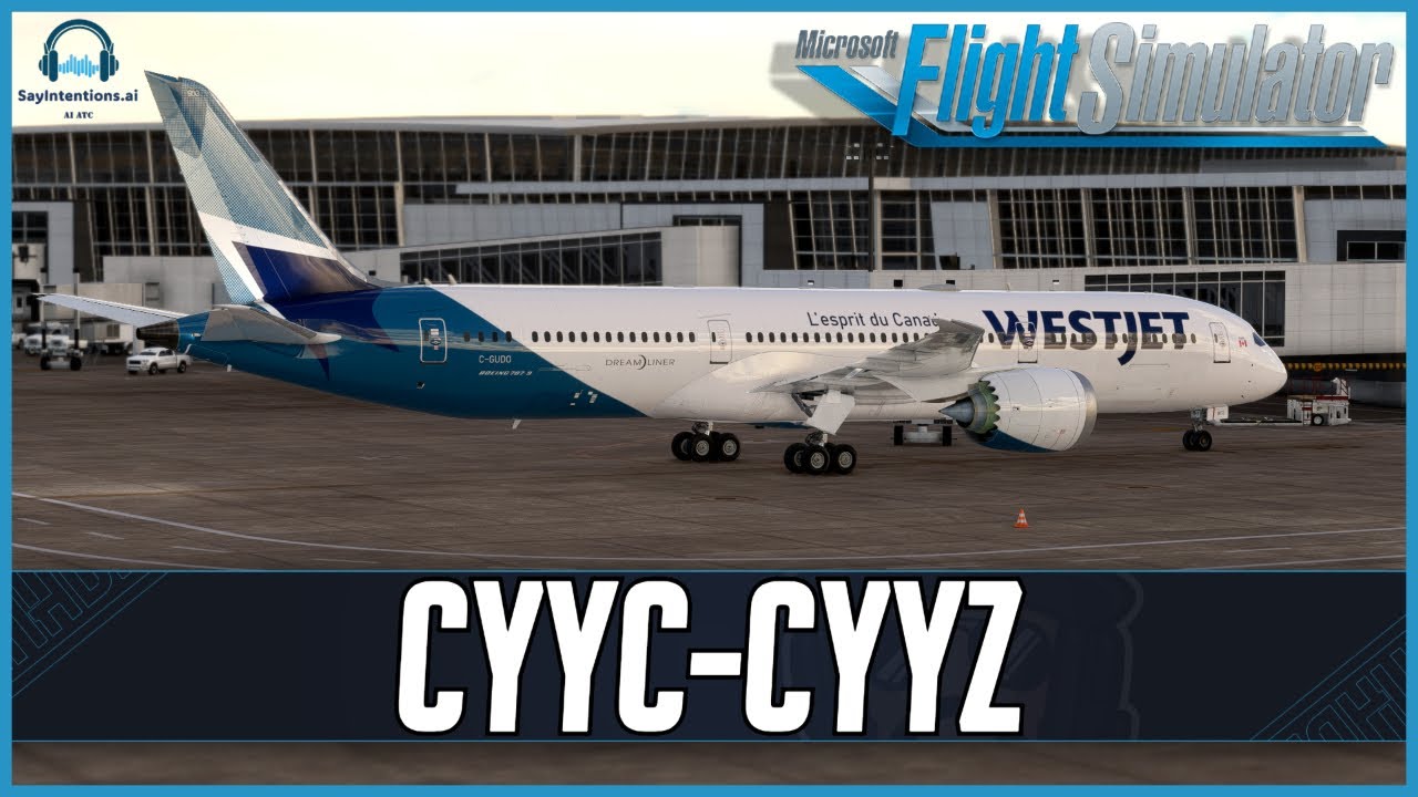 Flying WestJet 787-9 into Toronto | *NEW* bravoairspace 787-9 ...