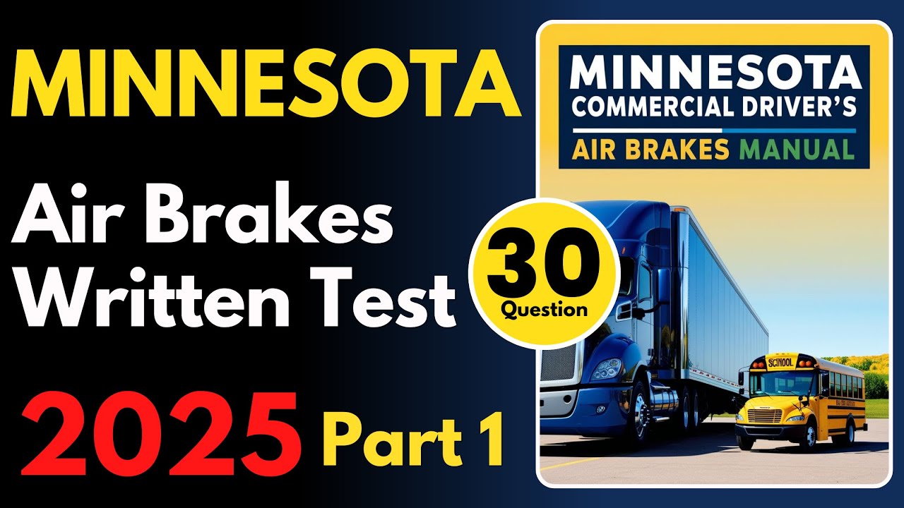 Minnesota Air Brakes Written Practice Test | Part 1 | DMV Air Brakes ...