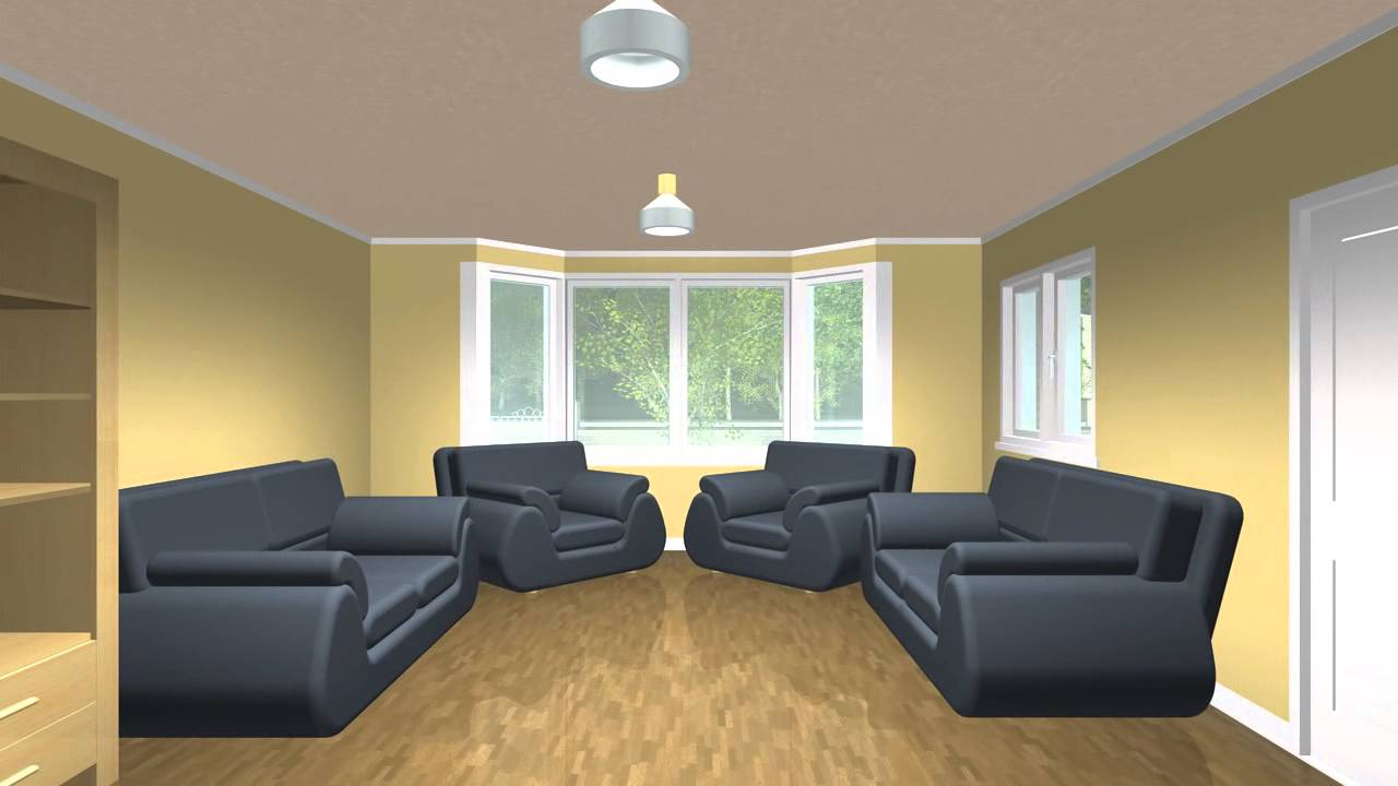 Cinema 4D House Walk-Through Animation - YouTube