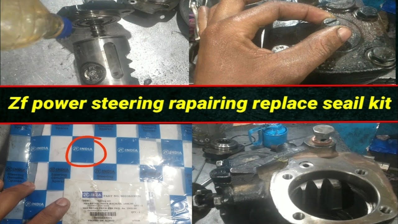 xenon zf power steering rapairing replace seail kit - YouTube