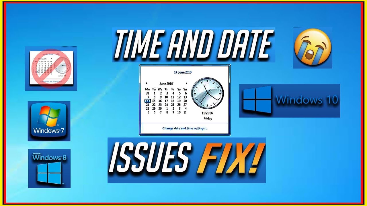 How To Fix Wrong Date Time Issues In Windows PC YouTube How To Fix Wrong Date Time Issues In Windows PC YouTube