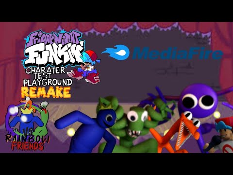 rainbow friend fnf character test playground apk mediafire - YouTube