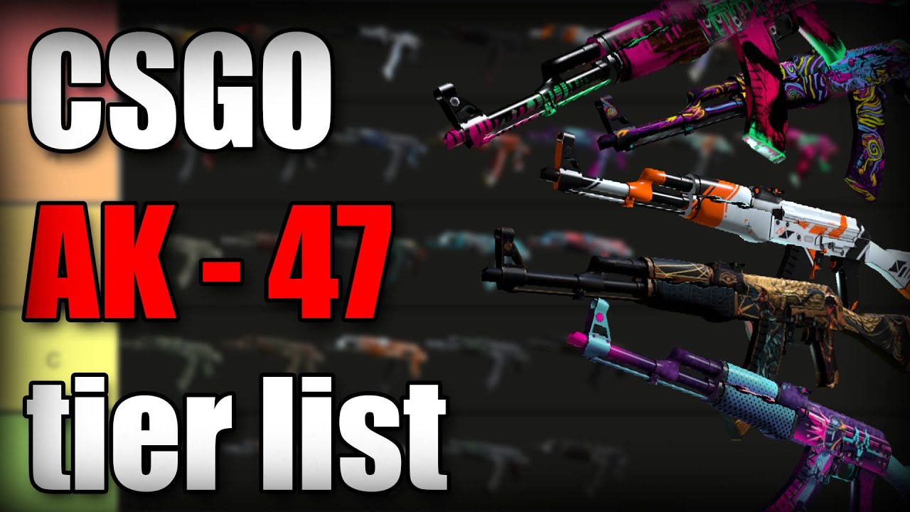 RANKING ALL AK-47 SKINS IN CS ( Tier List ) - YouTube