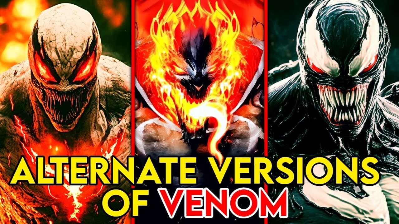Top 13 Mega Powerful Venom Variants - Backstories And Powers ...