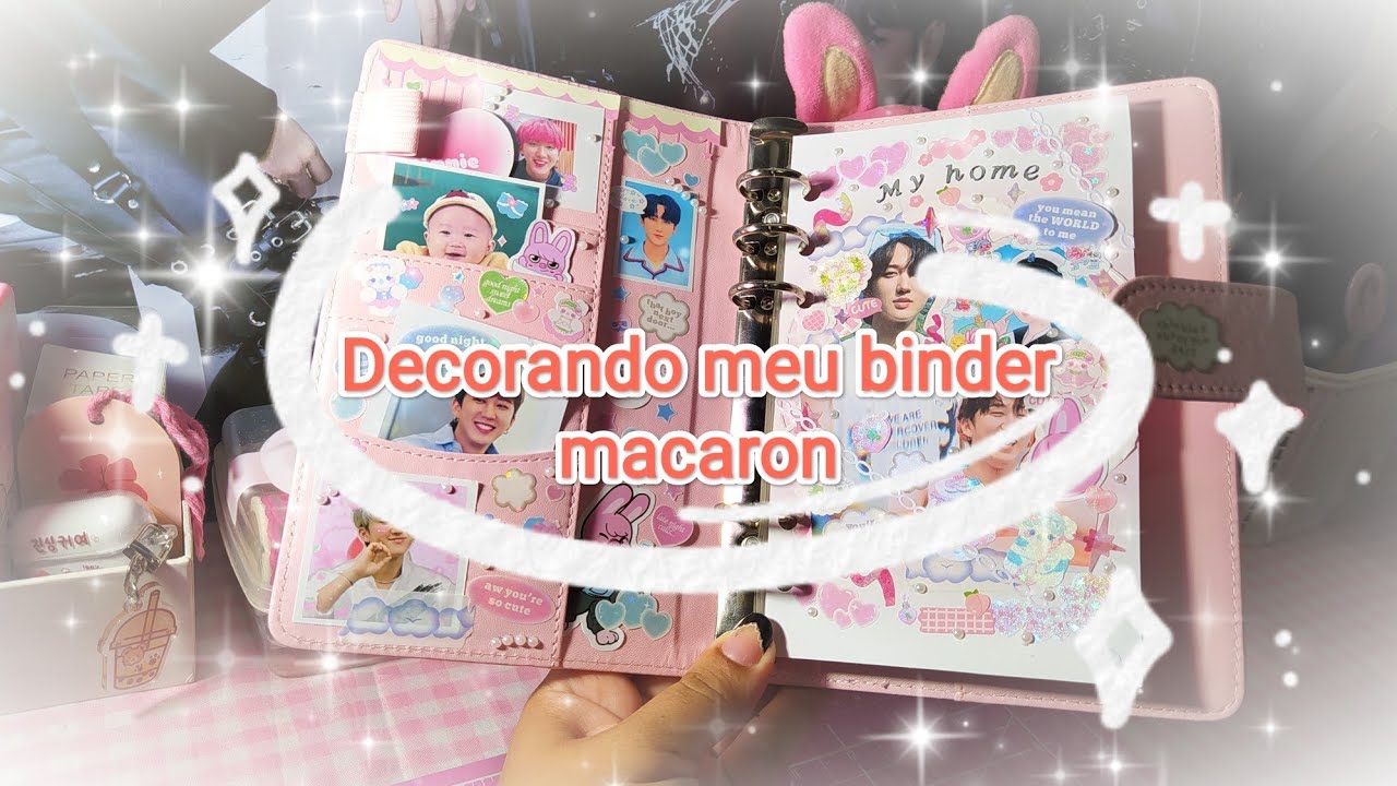 🌸Deco binder A6 macaron🌸 - YouTube