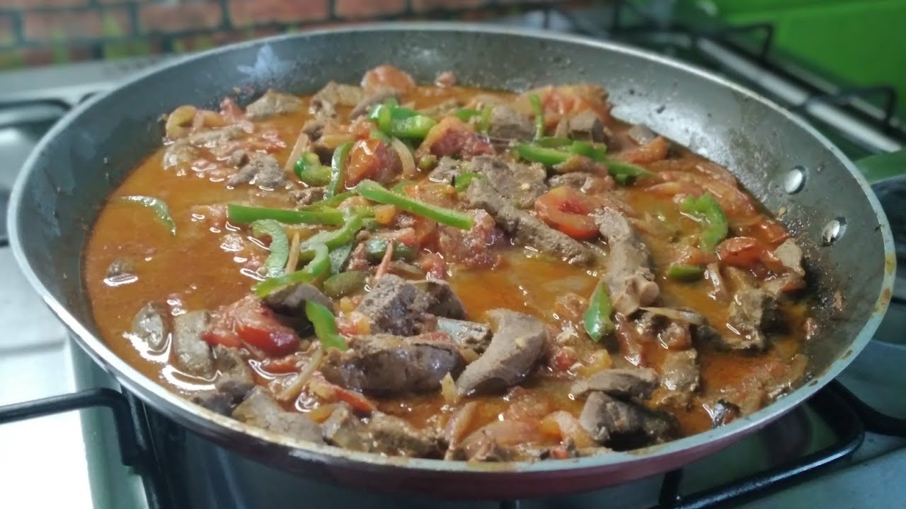 DELICIOSO HÍGADO DE RES ENTOMATADO || BISTEC DE HÍGADO - YouTube
