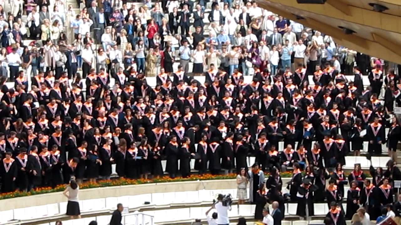 Bilkent University 2011 Graduation, Caps In the Air - YouTube