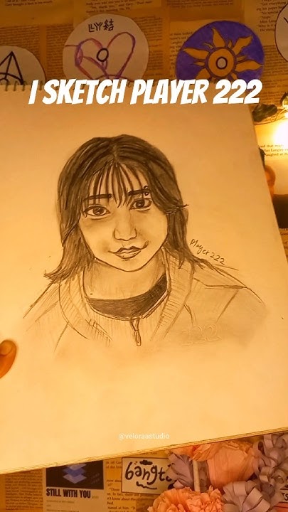 Sketching Player 222 from Squid Game ️🔥 #shorts #shortvideo #squidgame #player222 #sketch - YouTube