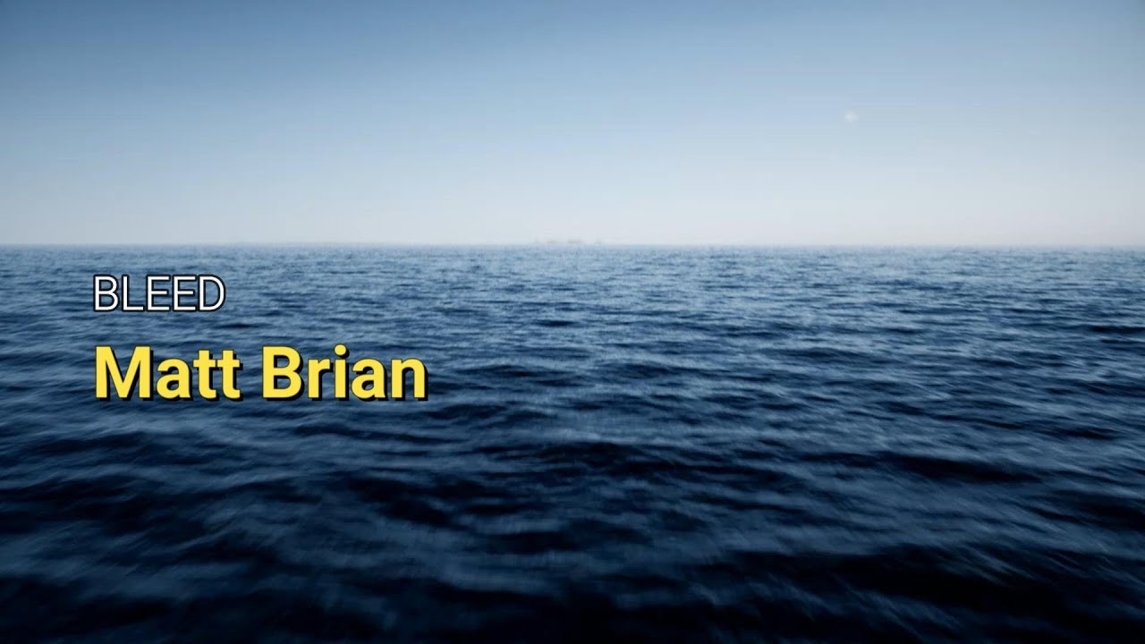 Matt Brian - BLEED (Lyrics + Slowed + Reverb) - YouTube