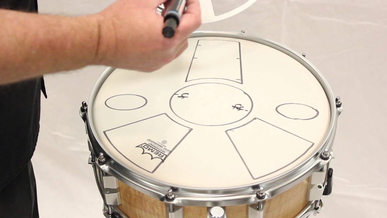 Strike Zone Snare Drum Template by Wes Crawford - YouTube