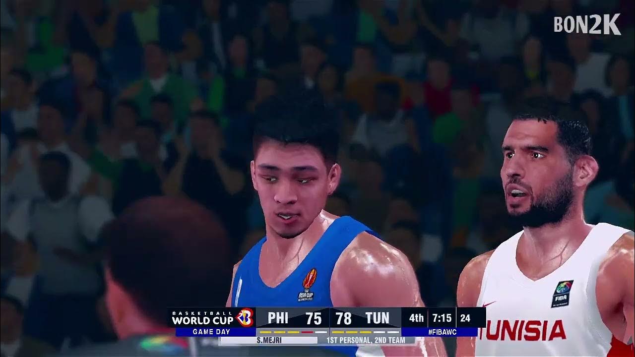 [NBA2K14 TO FIBA2K] GILAS PILIPINAS VS TUNISIA | 4Q FULL GAME | FIBA WORLD CUP | CPU VS CPU # ...