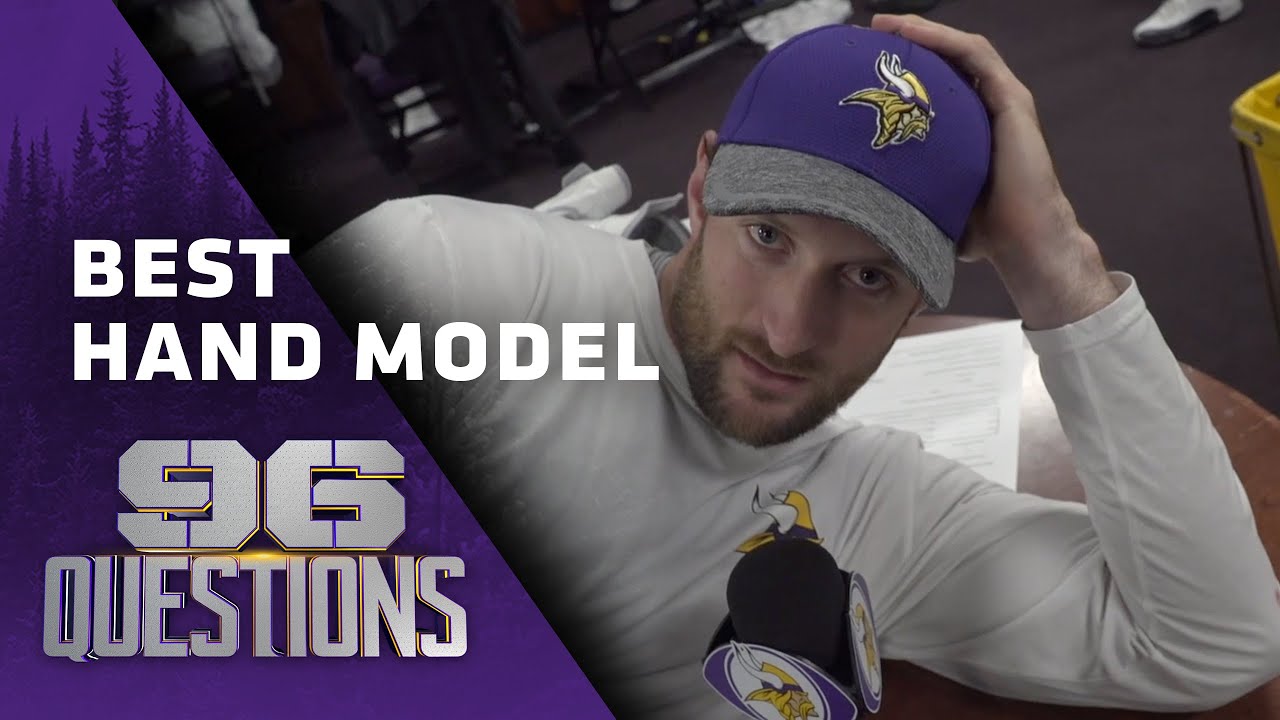 96 Questions: Who Would Be the Best Hand Model? | Minnesota Vikings ...